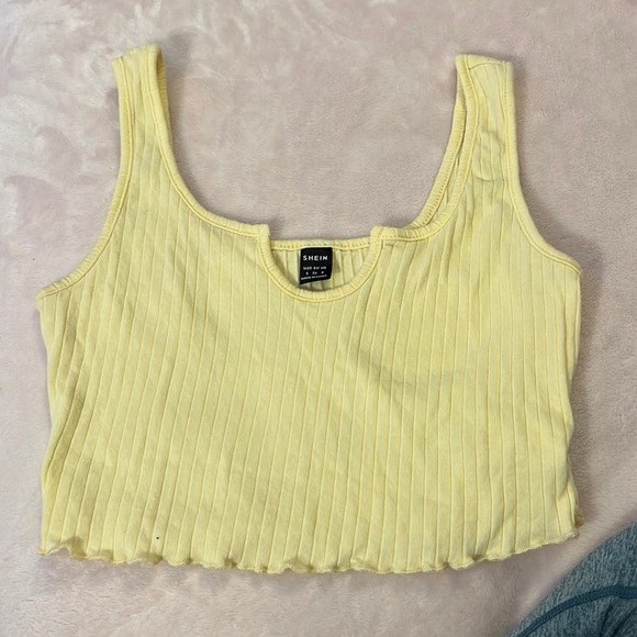 SHEIN | Tops | Yellow Tank Top | Poshmark